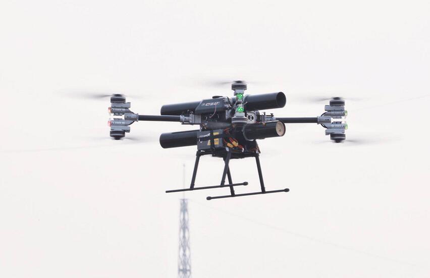 fire fighting drone China successfully conducted a drone fire extinguishing